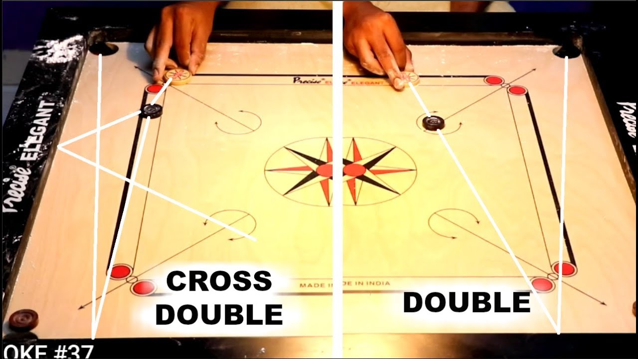 Hindi Carrom Coaching EP09 | DOUBLE, CROSS DOUBLE - YouTube