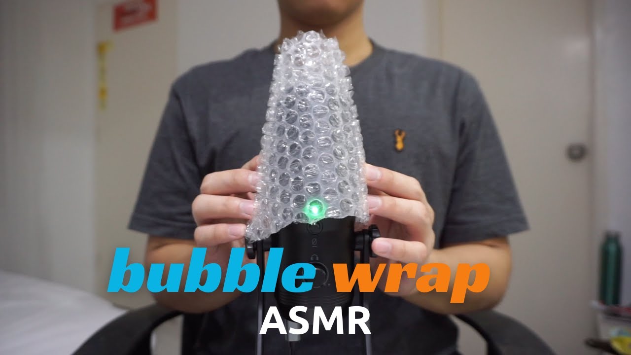 asmr tingliest popping bubble wrap | plastic wrinkling - YouTube