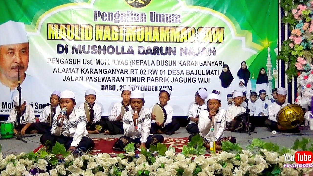 Sholawat Bareng Hadrah Darun Najah || Maulid Nabi Muhammad SAW di ...