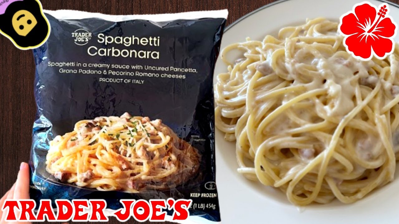 🇮🇹 Spaghetti Carbonara - Trader Joe’s Product Review - YouTube