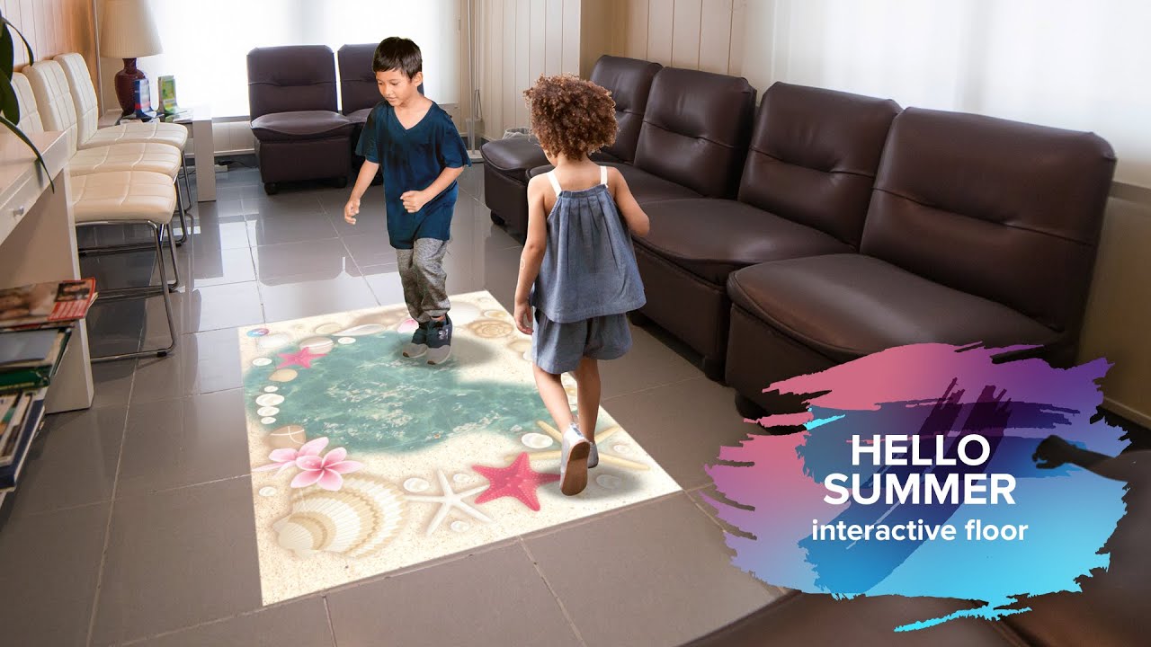 Hello Summer | interactive display floor or wall projector game from ...