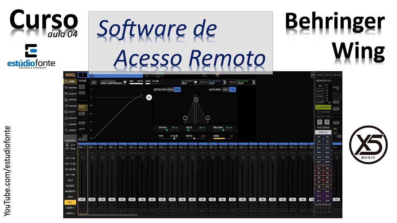 Software de Acesso Remoto - Behringer Wing (ep04) - YouTube