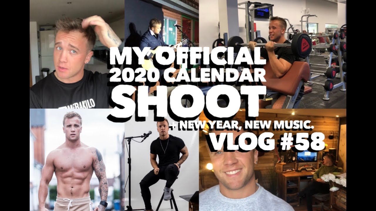 My Official 2020 Calendar Shoot and 'New Year New Music' - Sam's Weekly ...