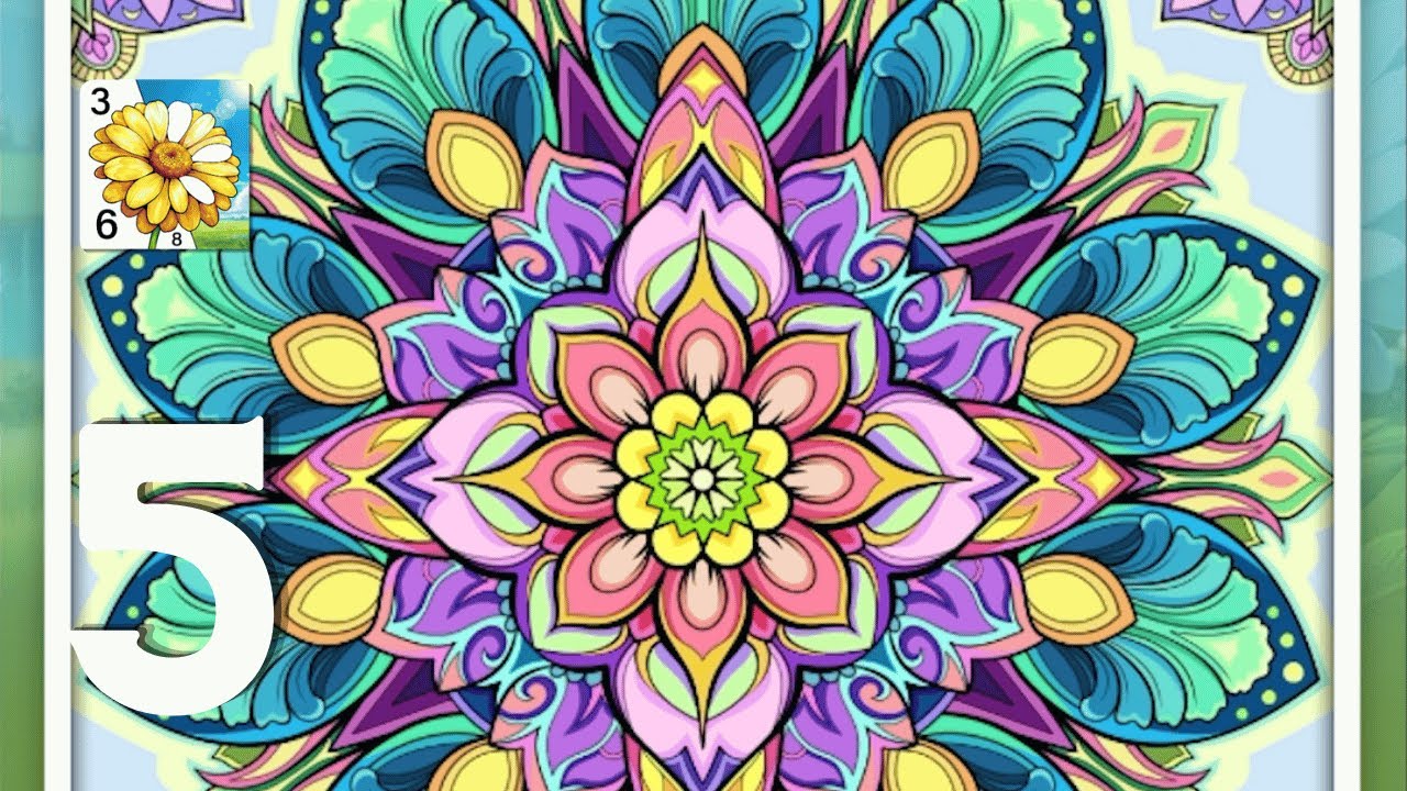 Color Oasis - Color by Number Gameplay Walkthrough Part 5 (Android, IOS ...