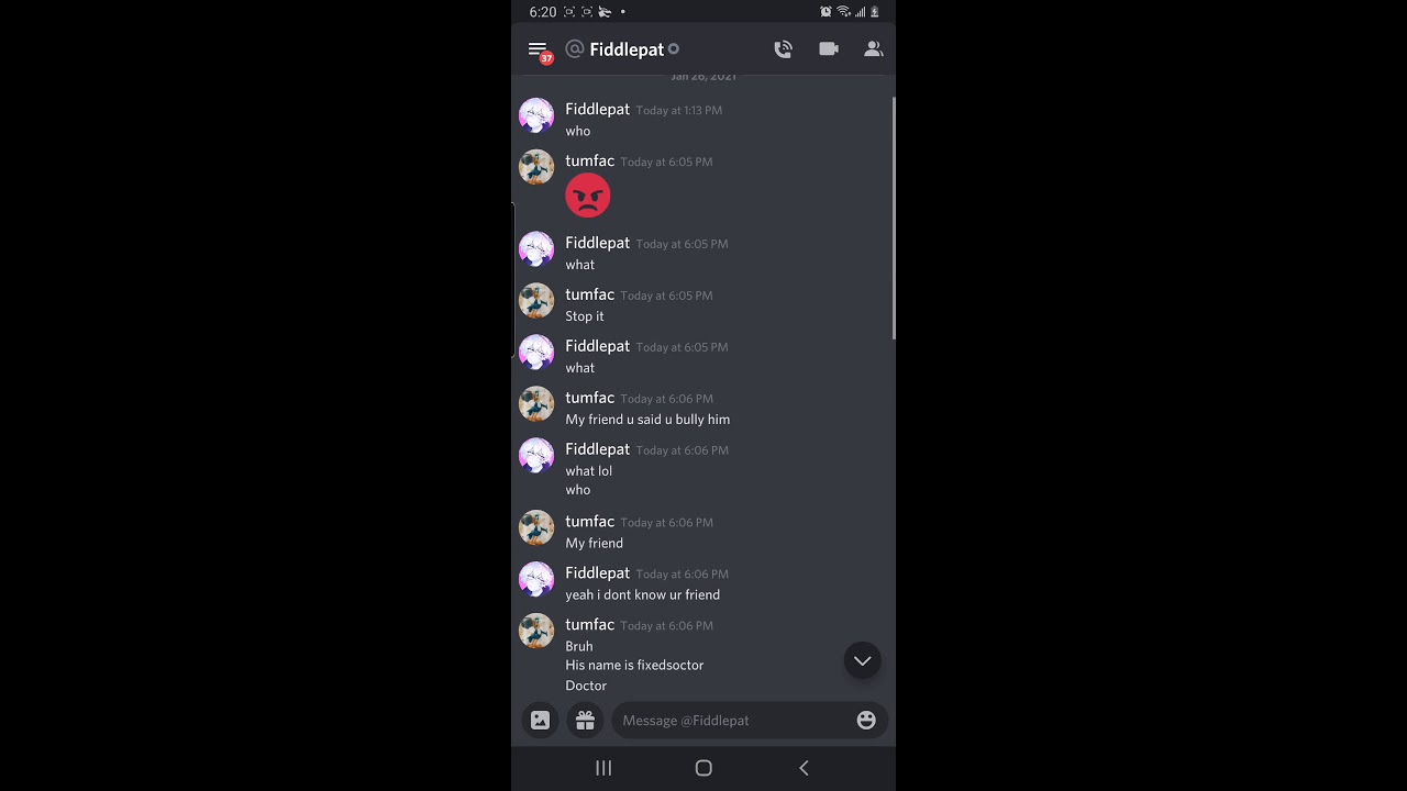 Exposing fiddlepat for bullying - YouTube