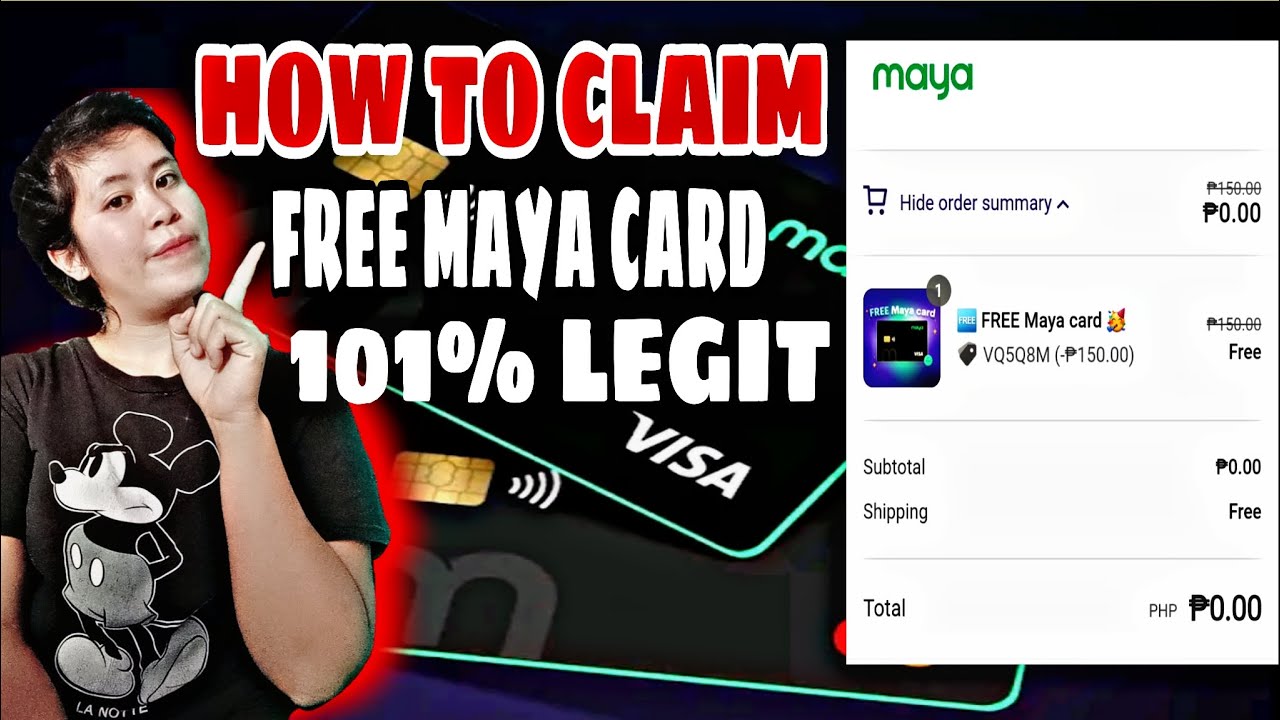 HOW TO CLAIM FREE MAYA CARD | STEP BY STEP | Lovelyn Enrique - YouTube