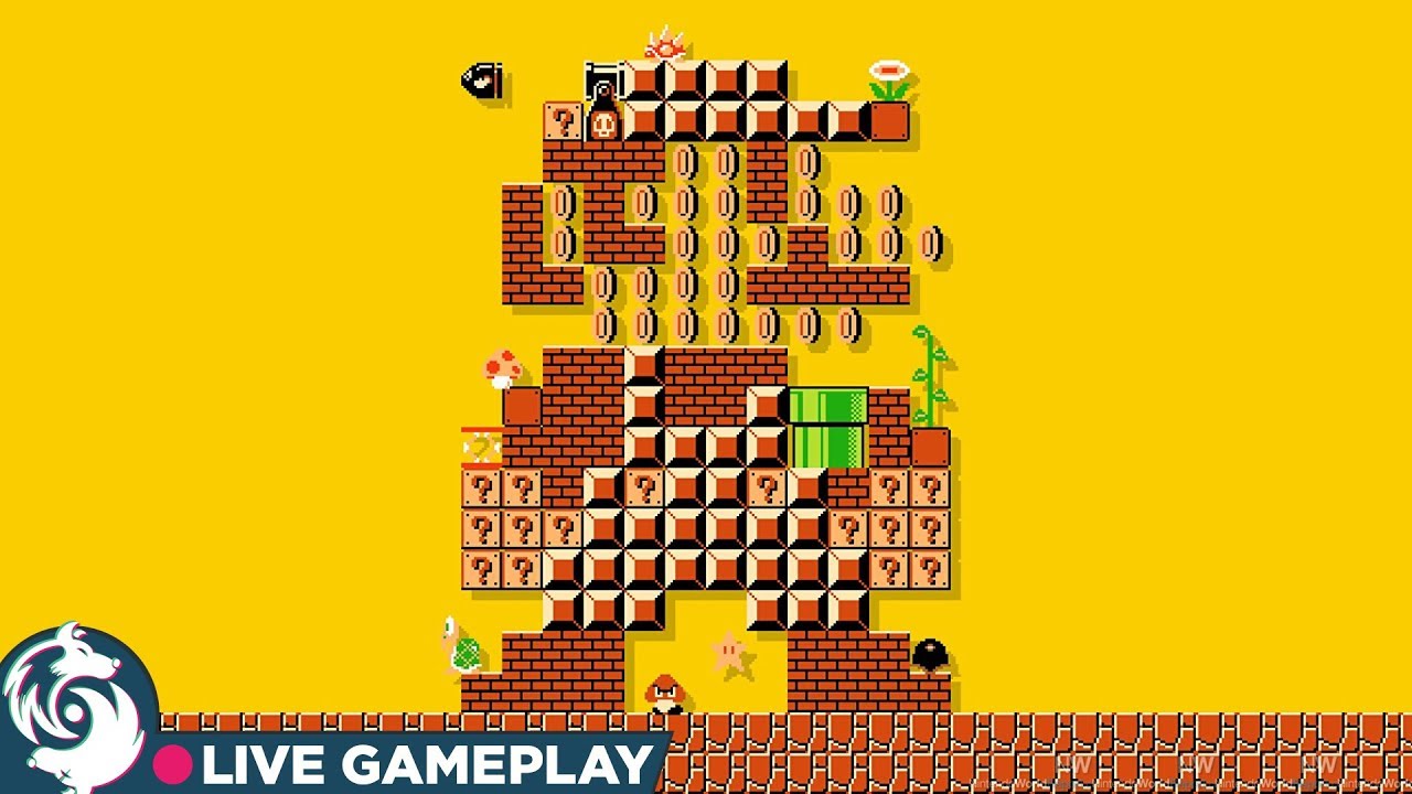 This is the PSP version - SUPER MARIO MAKER Gameplay Livestream - YouTube