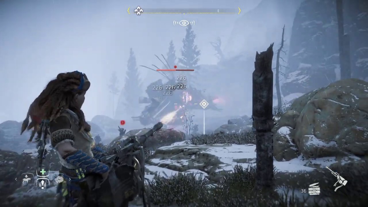 Horizon Zero Dawn™: Corrupted Thunderjaw vs Deathbringer Gun - YouTube