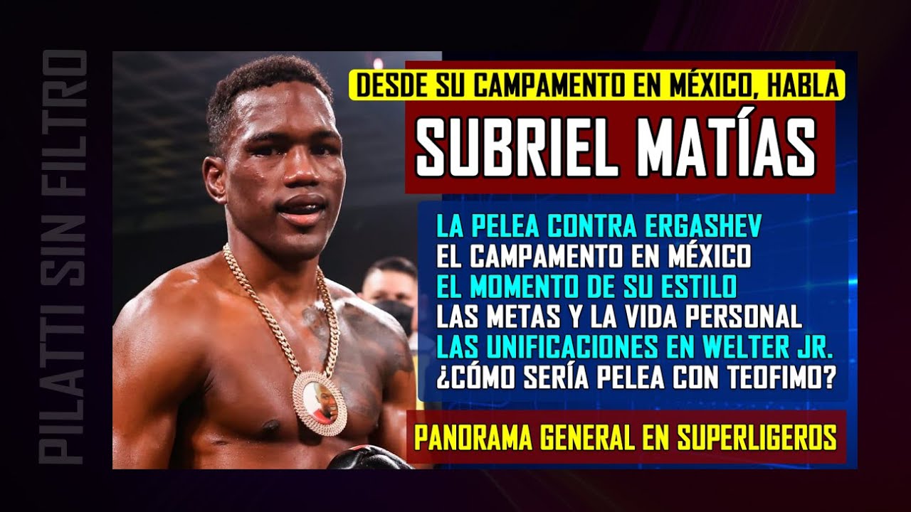 Entrevista especial a Subriel Matías e informe de actualización ...