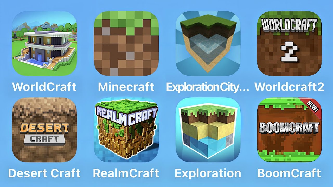 WorldCraft, Minecraft, Exploration City, Worldcraft 2, Desert Craft ...