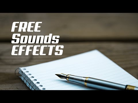 Pen Writing on Paper | Free HQ Sound Effect - YouTube