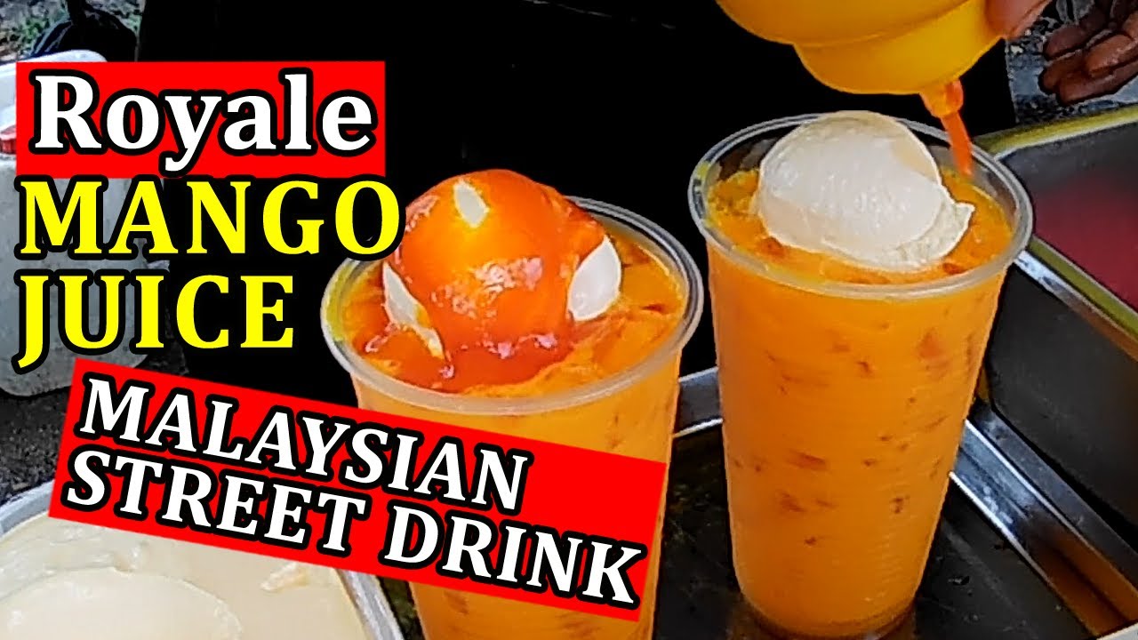 Mango Juice - Royale Ice Mango Milk Shake | Jus Mangga Royale - Street ...