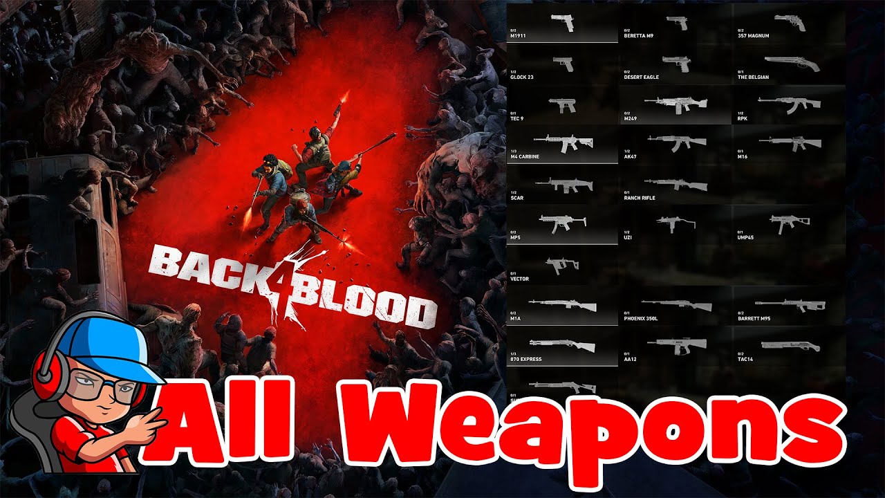 Back 4 Blood All Weapons Sound & Reload Animations อาวุธในเกม - YouTube