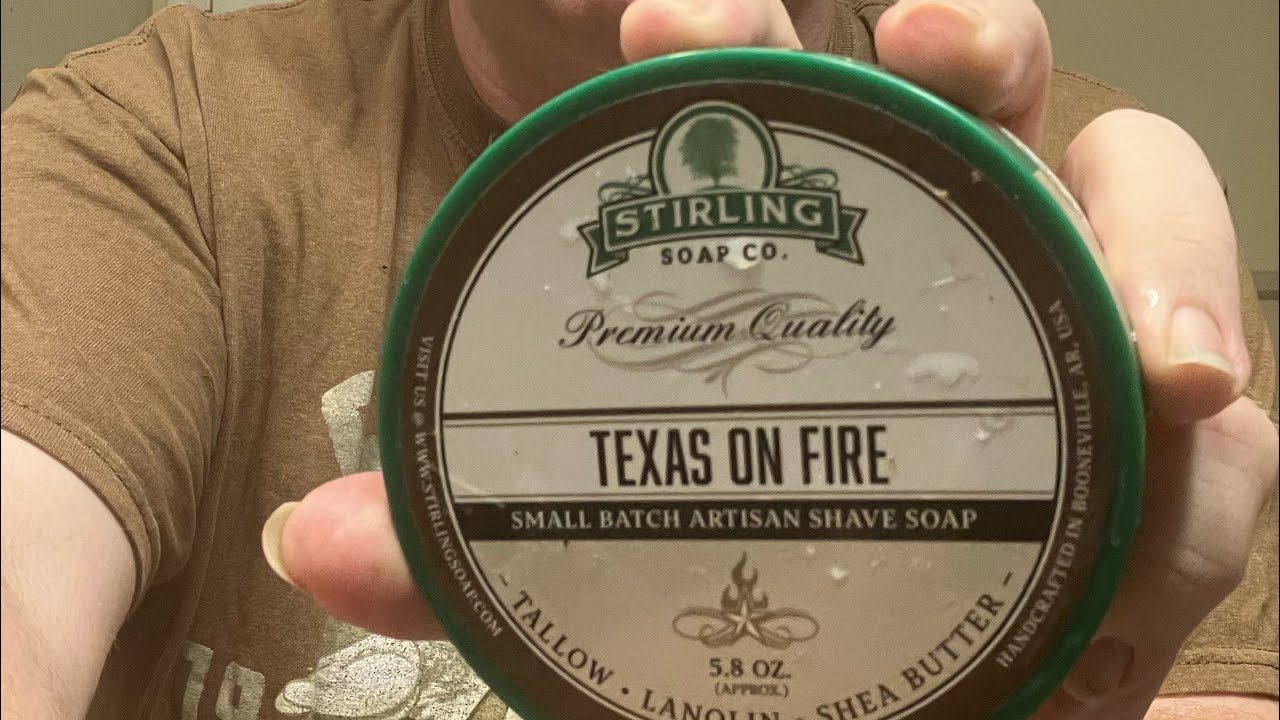 Stirling’s Texas On Fire shave . - YouTube