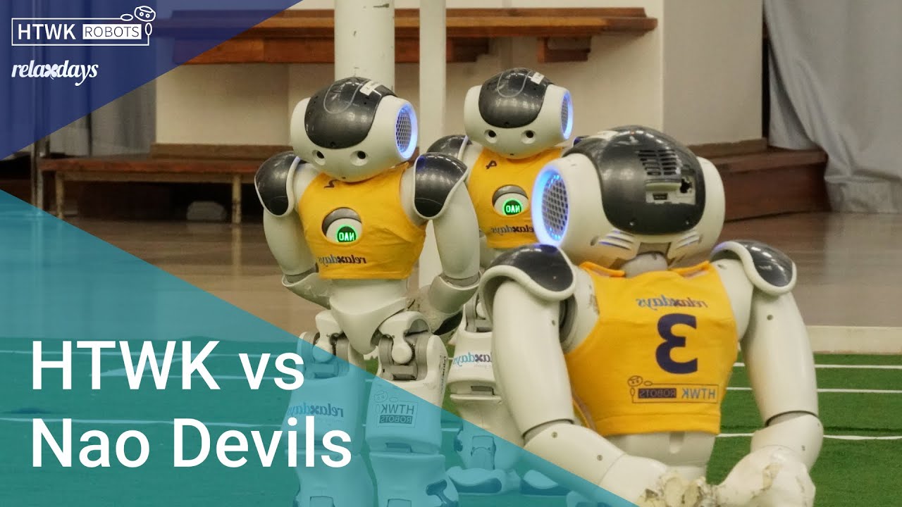 HTWK Robots vs. Nao Devils - GORE 2022 Highlights - YouTube
