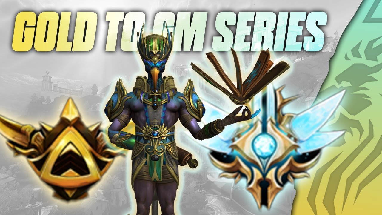 GOLD TO GM SERIES SMITE RANKED CONQUEST THOTH MID - YouTube