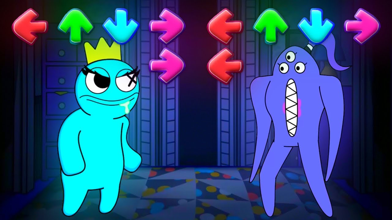 FNF Rainbow Friends: Full Origin Story, Garten of Banban in Friday ...
