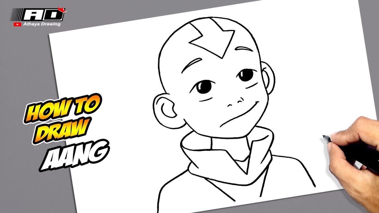 How to draw Aang from Avatar - YouTube