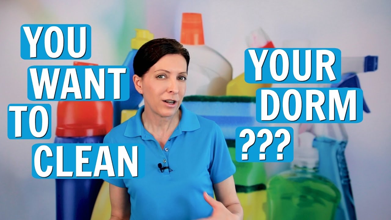 How To Clean a Dorm - Cleaning Systems for College Kids - YouTube