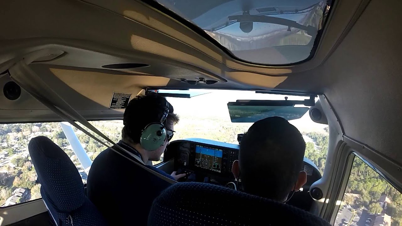 Landing KDAB C172 Embry Riddle - YouTube