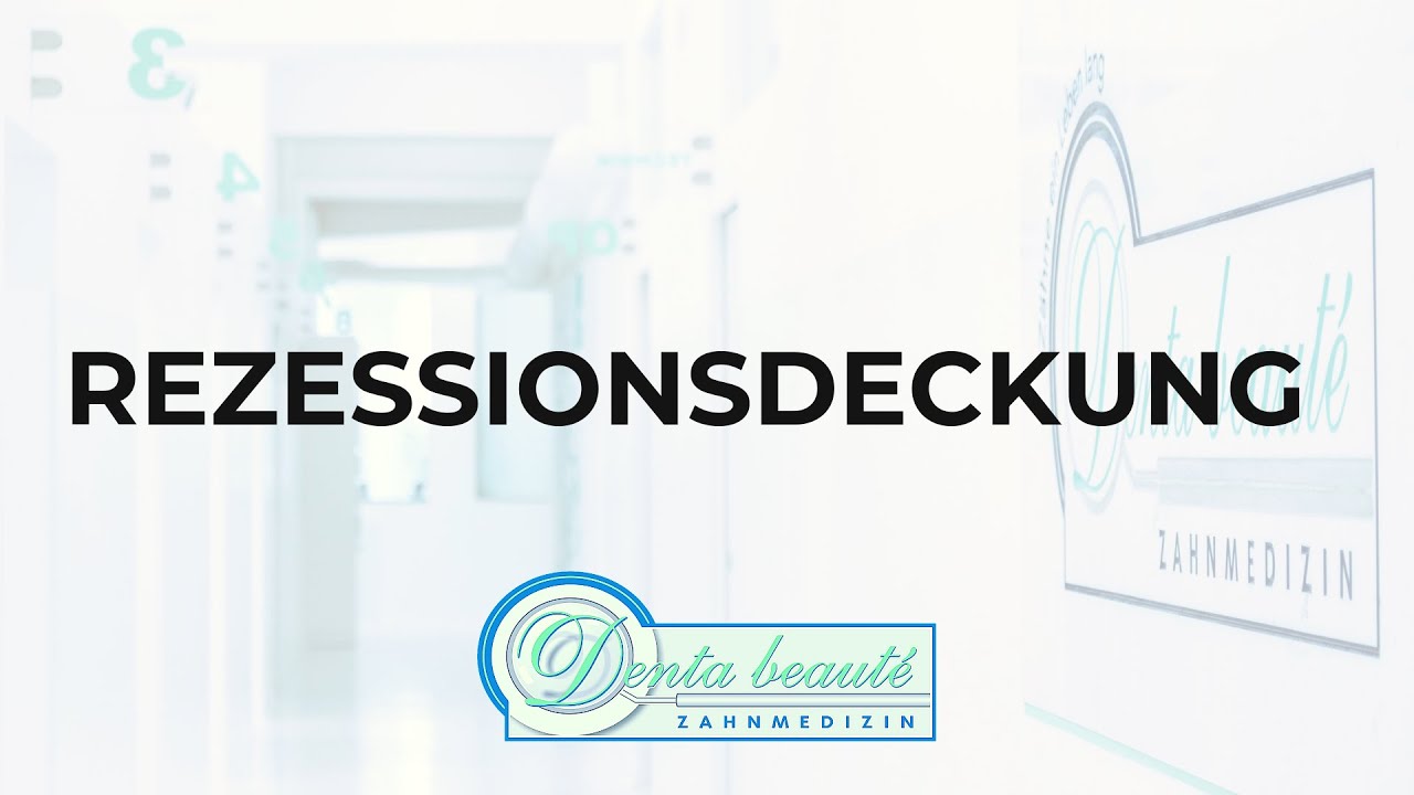 Zahnfleischrückgang behandeln - Rezessionsdeckung - YouTube