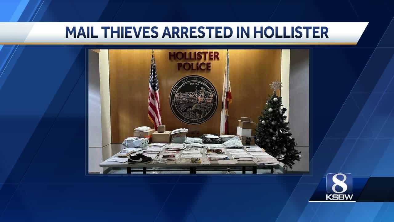 Mail thieves arrested in Hollister; linked to several other thefts ...