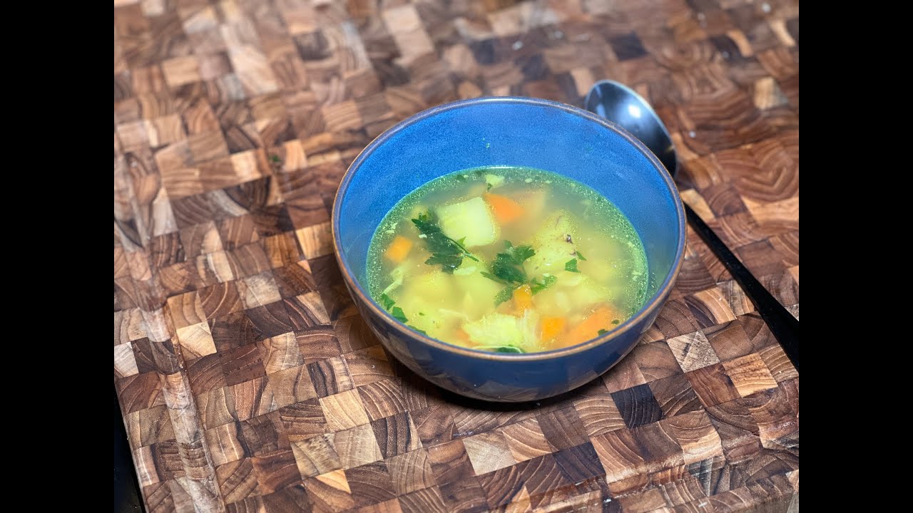 Chicken and Vegetable Soup - simplicity itself...making your own stock along the way. So healthy ...