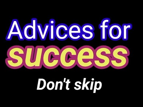 2nd channel subscribe it.Top 7 most must advices for success/ become a ...