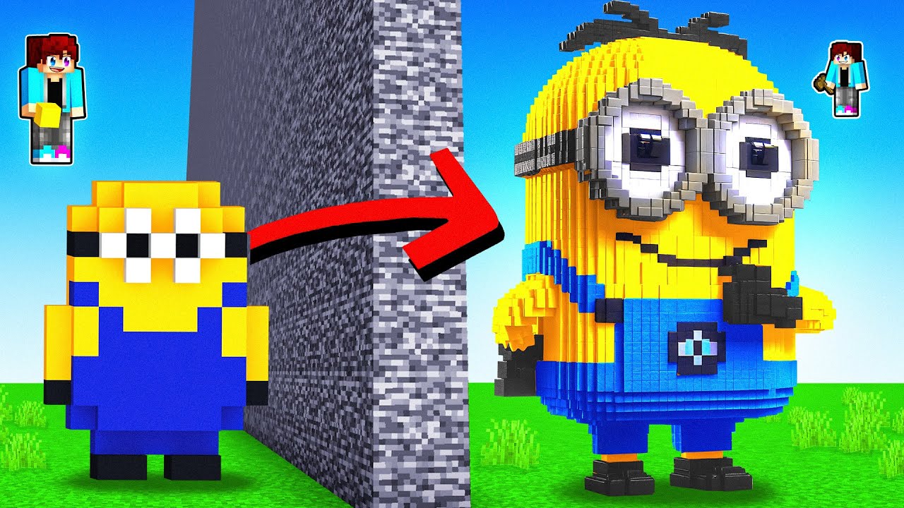 Alex VS Minion BOUW WEDSTRIJD in Minecraft! - YouTube