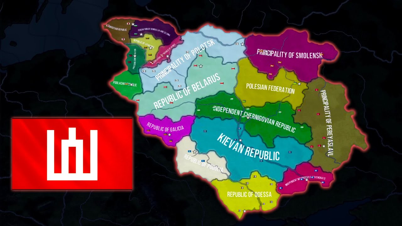 Balkanized Grand Duchy of Lithuania Battle Royale - HOI4 Timelapse ...