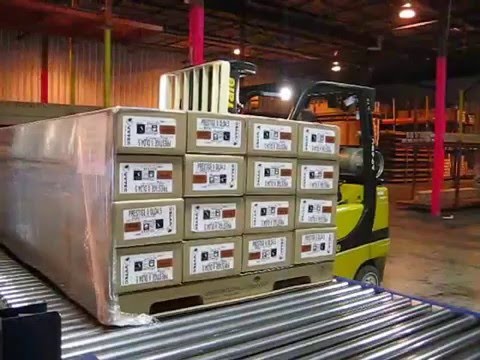 Corrugated Pallets - 48 x 156, 4 way access runners - YouTube