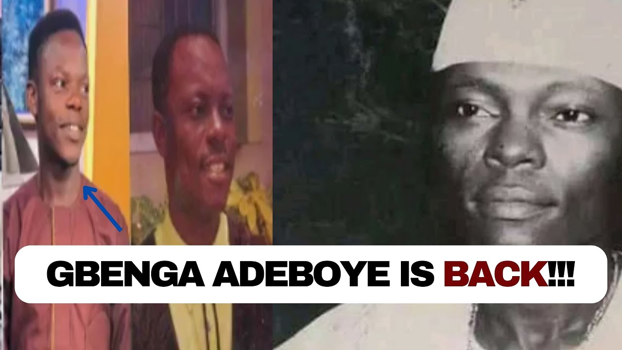 Gbenga Adeboye is HERE! MKO, Fela also want to come back, I am back ...