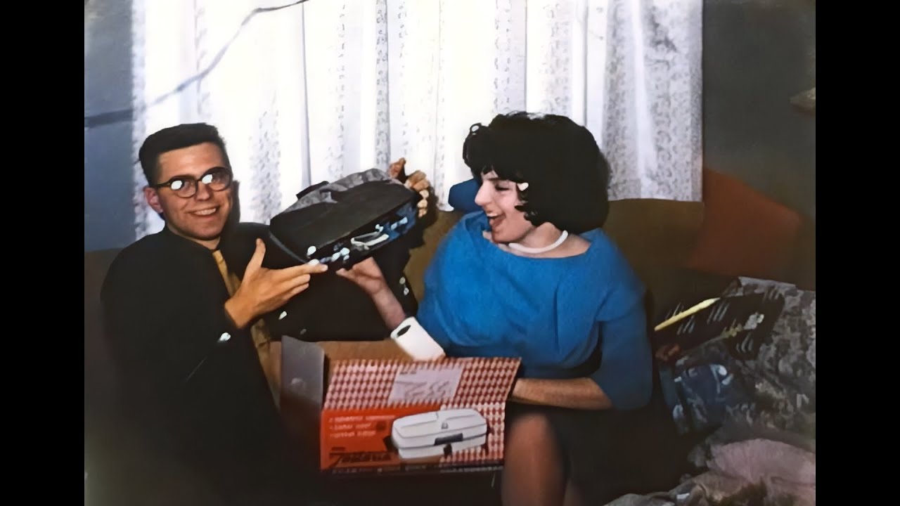 1963 Christmas -Tree & Presents, Guests December 25th, 1963, A simpler ...