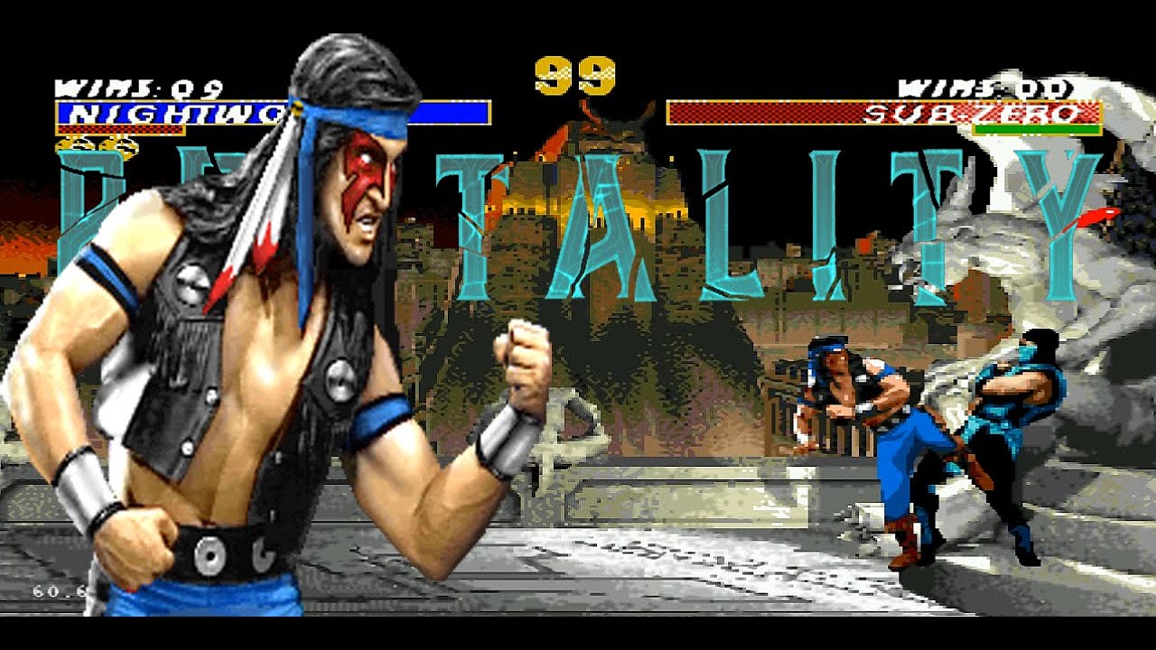 Как делать Бруталити за NightWolf в Mortal Kombat Trilogy - YouTube