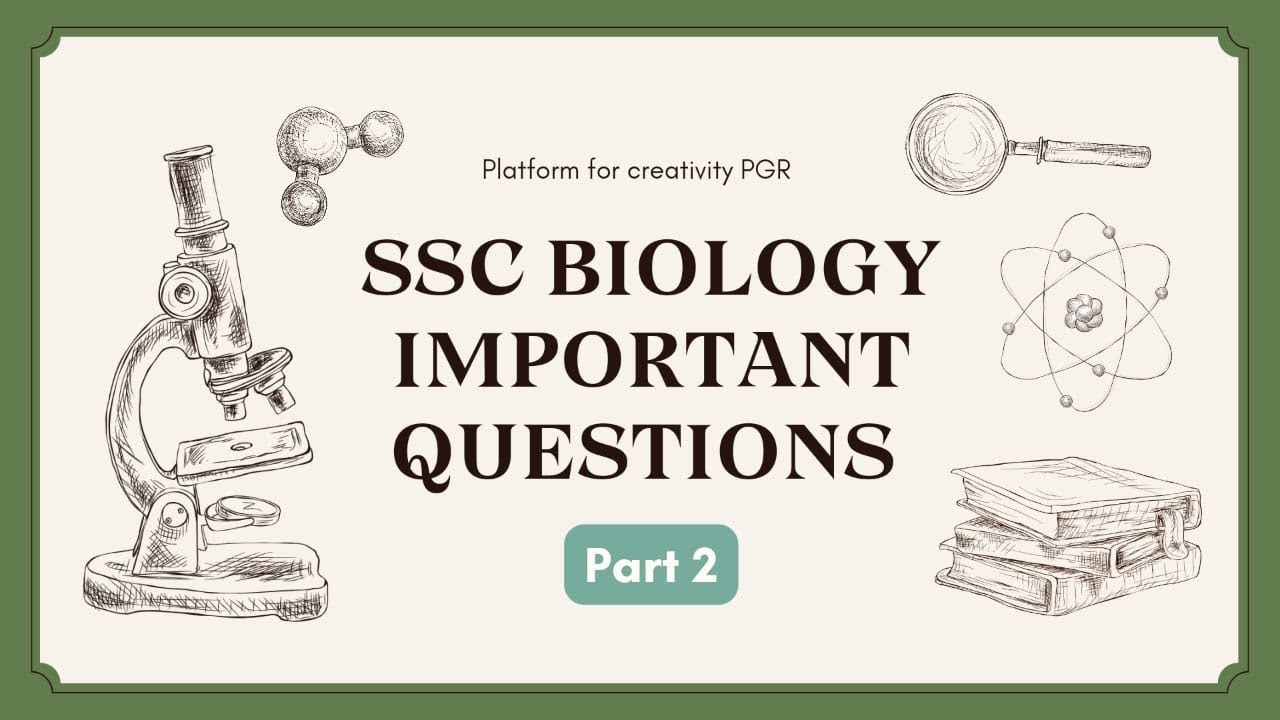 Key Questions for 10th Grade Biology: Lessons 6-10 - YouTube