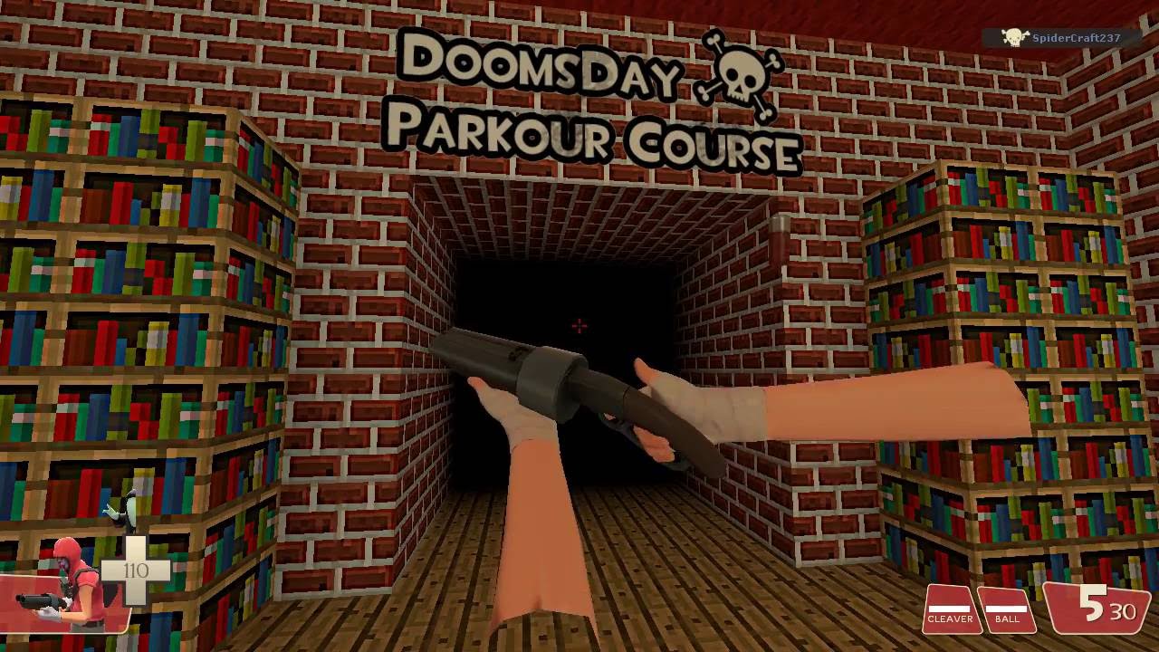 TF2 | How to complete the Doomsday Parkour Course - YouTube