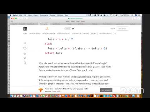 AutoGraph converts Python into TensorFlow graphs for ML Model - YouTube
