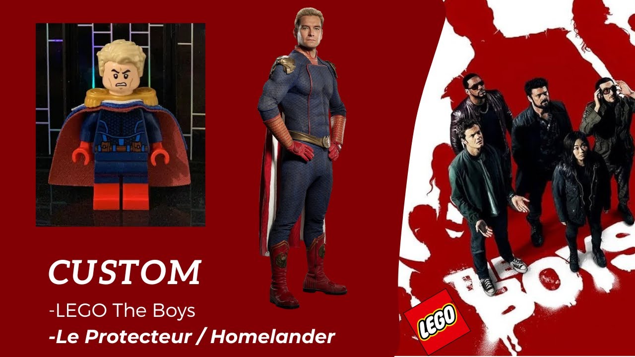 Custom LEGO The Boys du Protecteur/Homelander !!!! - YouTube