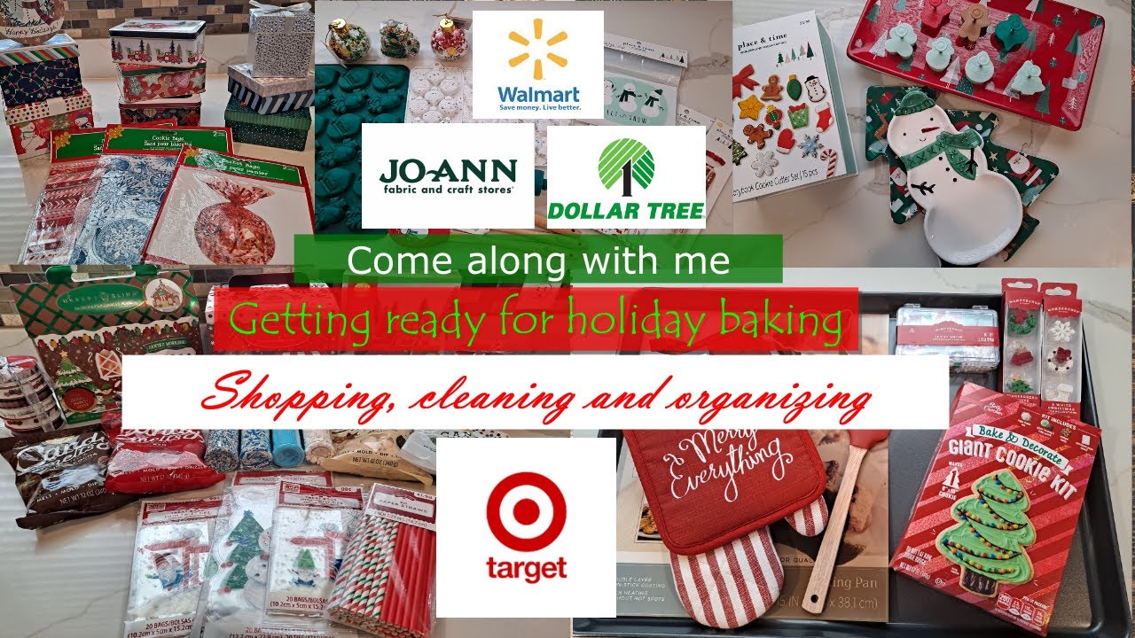 Christmas baking supplies haul and organization - YouTube