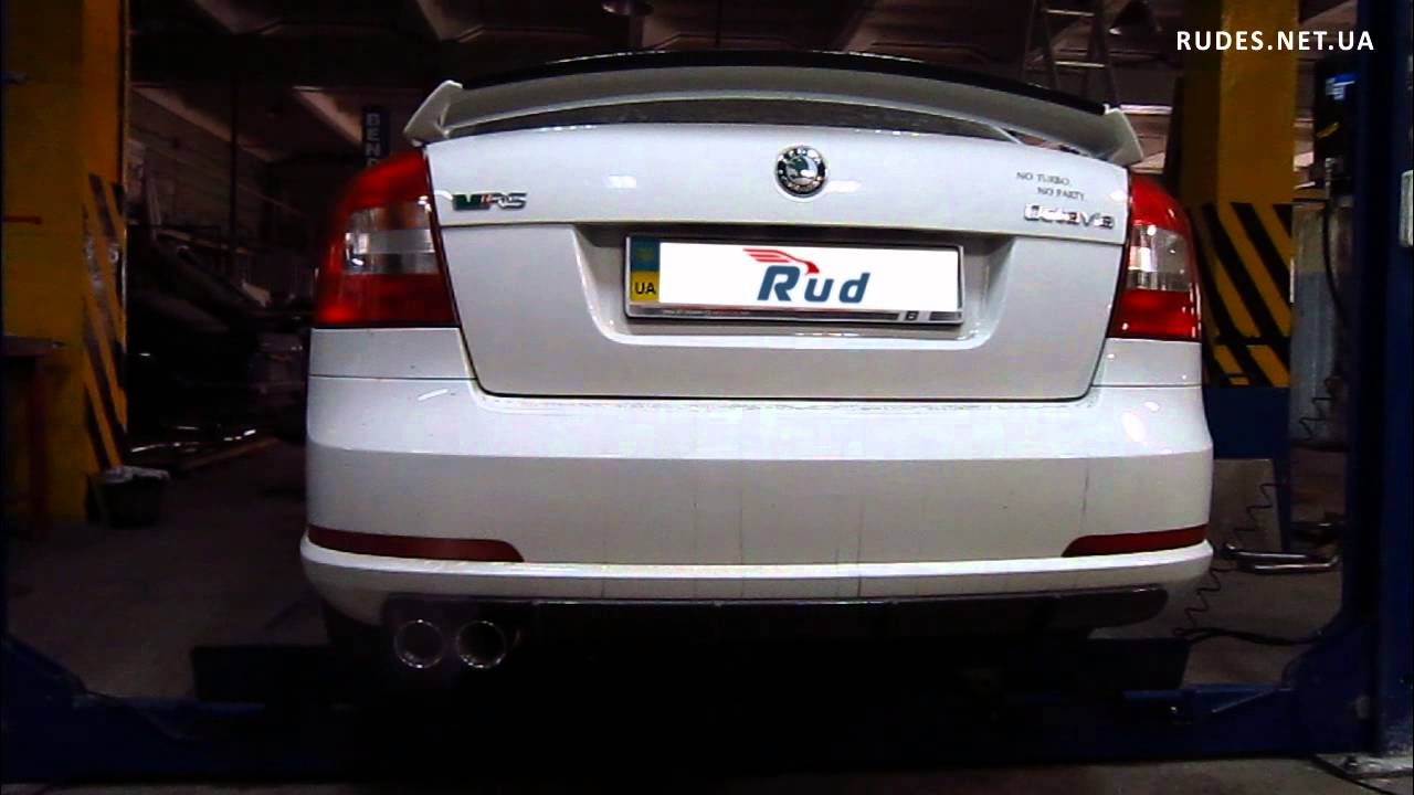 Rud Exhaust System for Skoda RS [Sound] - YouTube