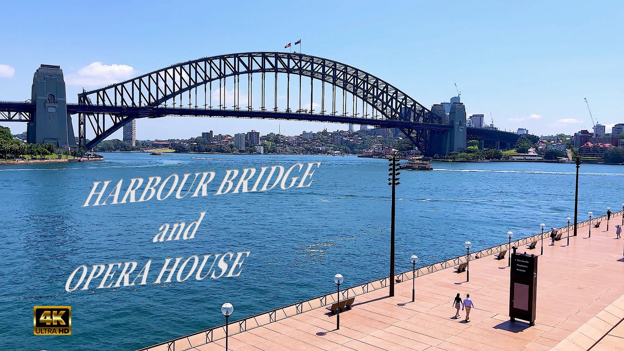 SYDNEY Opera House and Harbour Bridge in Australia (4K, 30FPS). - YouTube