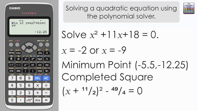 How To Solve Polynomial Equation Casio Calculator Casio Scientific