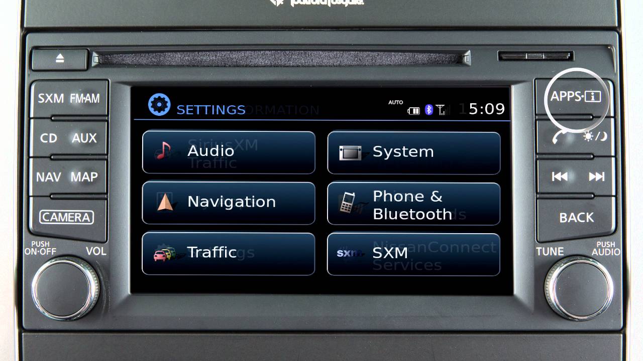 2016 NISSAN Sentra - Control Panel and Touch Screen Overview (if so ...