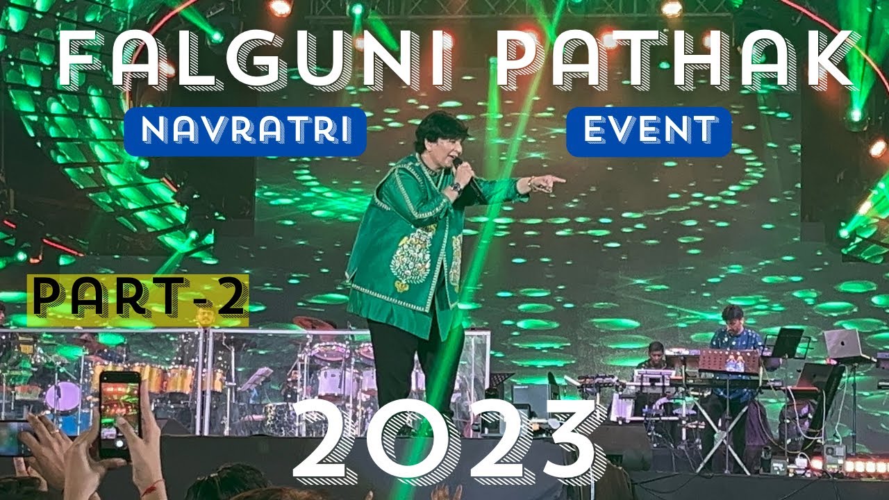 Falguni Pathak Navratri garba night 2023 | Gujarati garba dance Mumbai ...