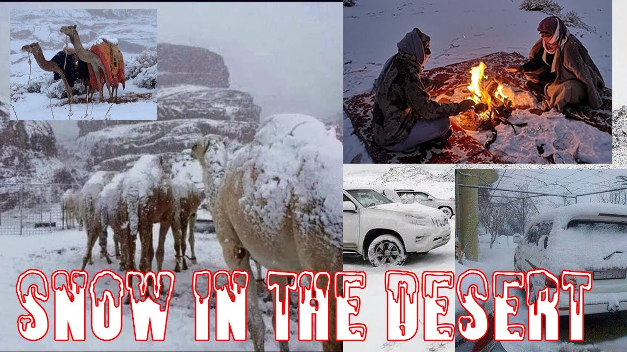 Snow in the Desert - Amazing Videos of Snow falls in Tabuk, It's not ...
