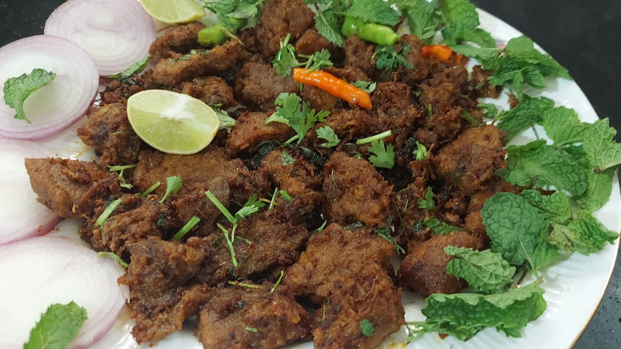 Tawa mutton fry simple easy tasty recipe in urdu hindi - YouTube