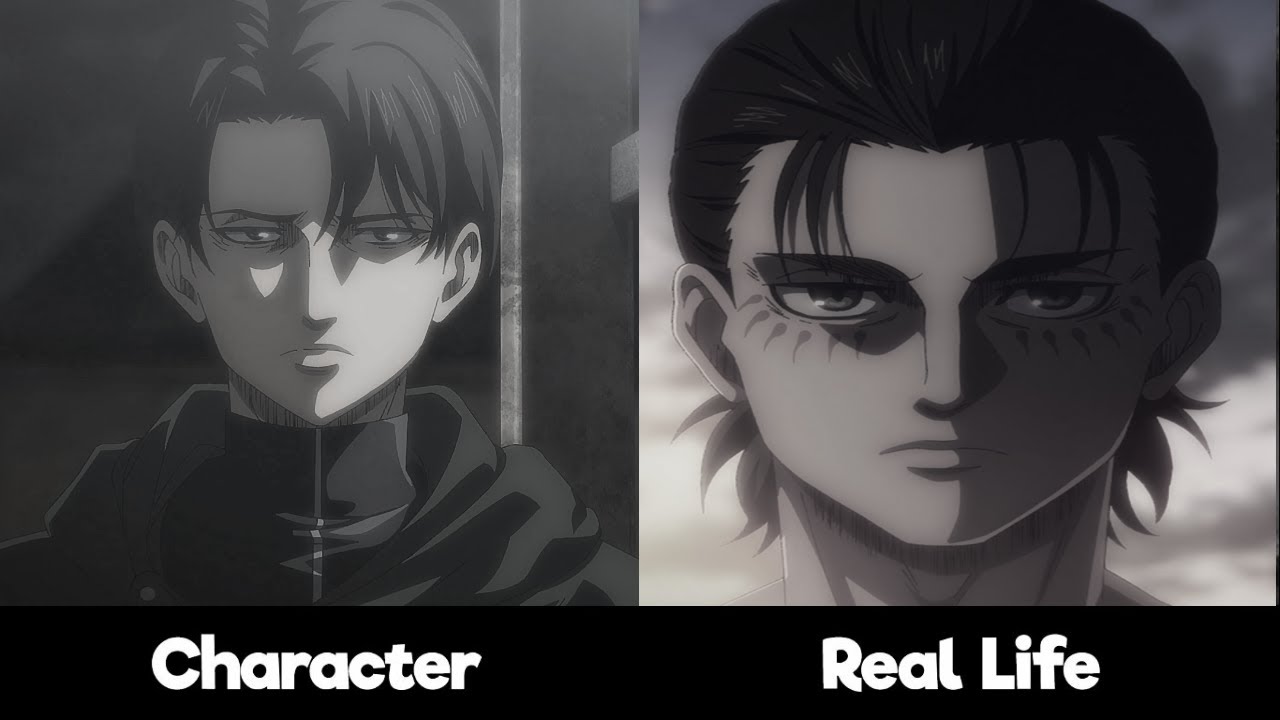 AOT CHARACTERS IN REAL LIFE |ATTACK ON TITAN |Data Store - YouTube