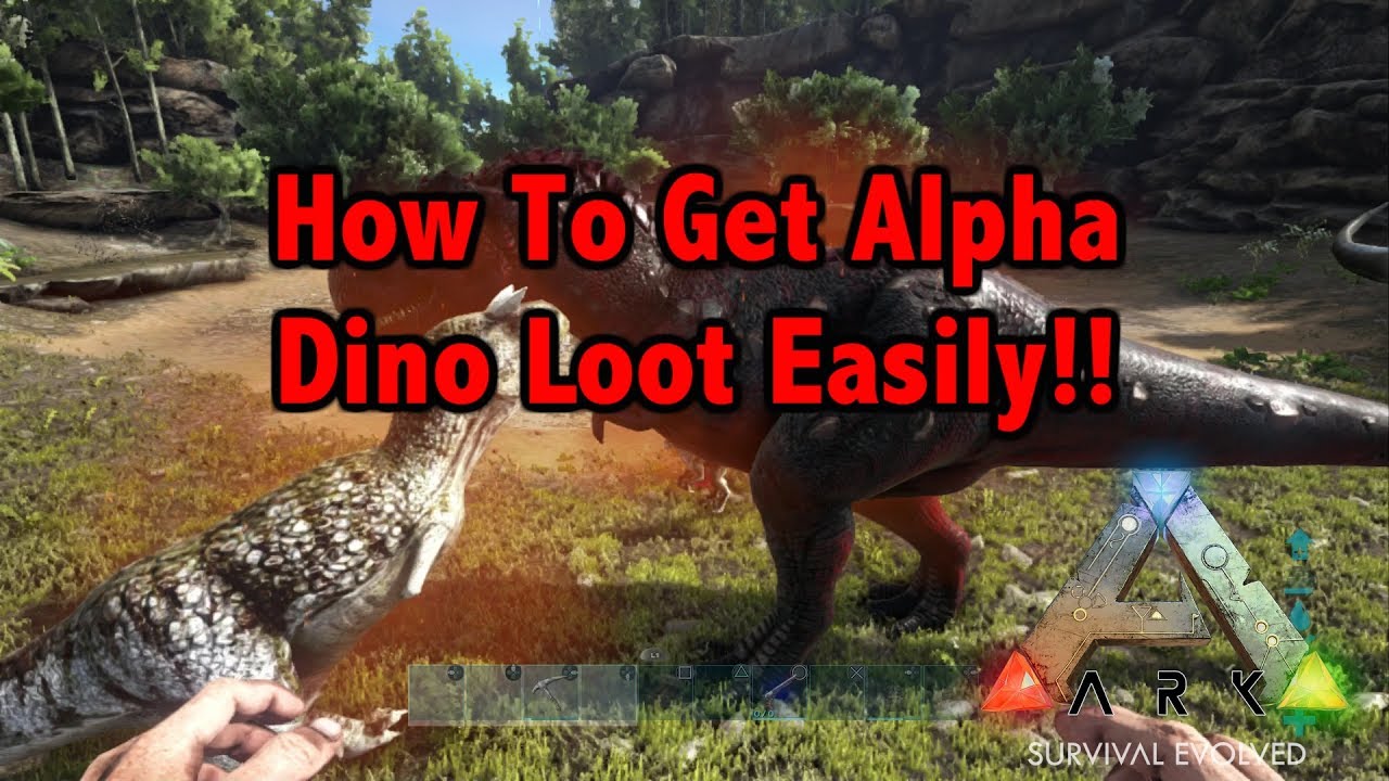 How To Get Alpha Dino Loot Easily!! - YouTube