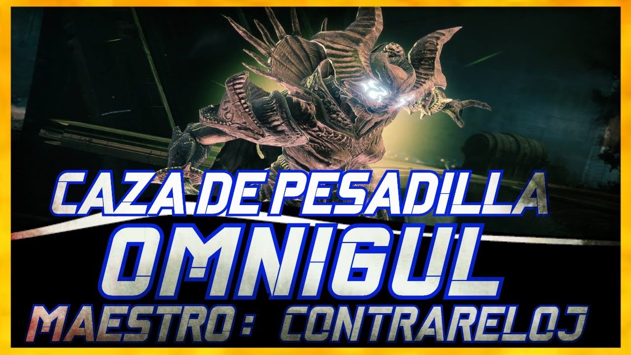 💯 Destiny 2 - * MAESTRO * 1080 * OMNIGUL * - " CAZA PESADILLA ANGUSTIA ...