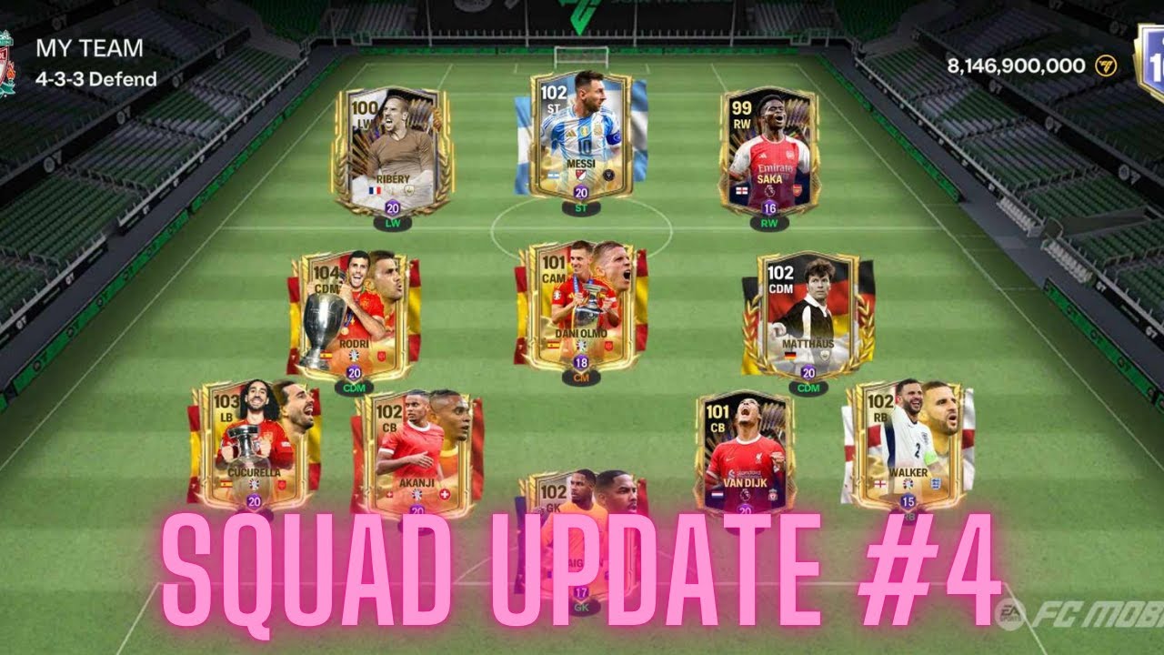 MY 102 OVR TEAM! | EA FC Mobile - YouTube